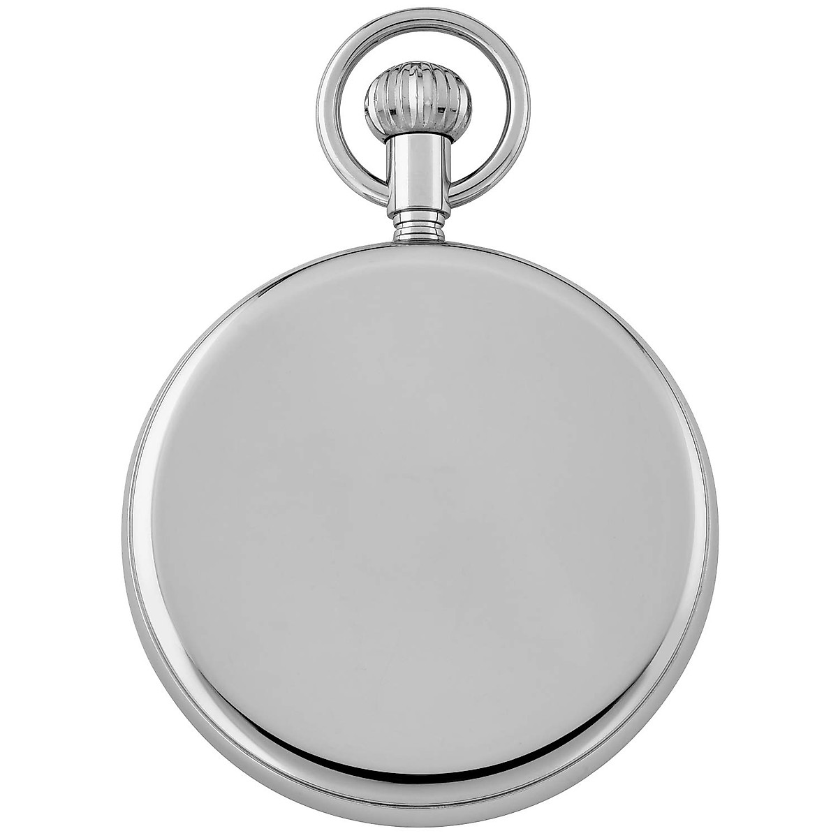 Gotham Men's Stainless Steel Mechanical Hand Wind Railroad Pocket Watch # GWC14104s