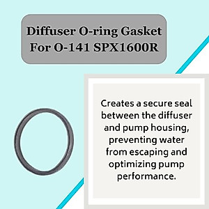 Carjo Southeastern Accessory Pool Pump O-Ring Seal Repair Kit for Hayward(R)* Super II Pump Series 3000X Kit 2 - Hayward Super II Pump Parts