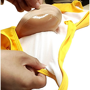 DHCare Women’s Adhesive Bra Pads Removable Breathable Push Up Sticky Bra Cups Inserts Breast Enhancer