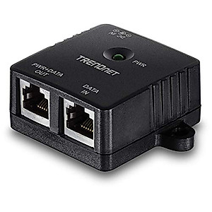 TRENDnet Gigabit Power Over Ethernet Injector, TPE-113GI (Version 3.0R), Full Duplex Gigabit Speeds, Connect Devices Up to 100m (328 ft), Wall Mount, Connect Network Devices Up to 100M (328 ft.)