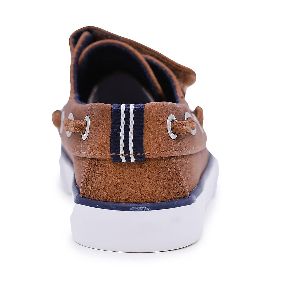 Nautica Kids Boys Loafers Casual One Strap Boat Shoes for Toddler Little Kid-Little River-Tan Pebbled Pu Size-10