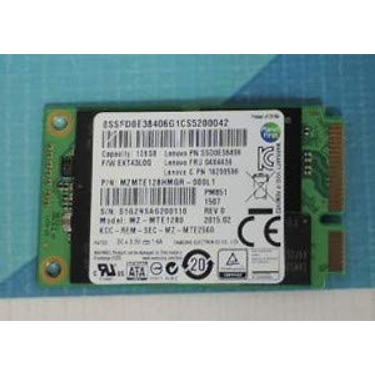 FMB-I Compatible with 16200596 Replacement for 128GB Msata Solid State Drive Yoga 2 13 (80AY