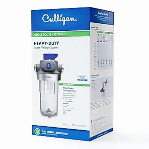 Culligan WH-HD200-C Whole House Water Filter System 1” Inlet/Outlet – Improve Tap Water Taste, Remove Sediment, Protect Appliances