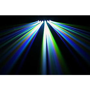 CHAUVET DJ Derby X RGB LED Derby w/Static, Blackout, Strobe Effect Light & Automated/Sound Active Programs