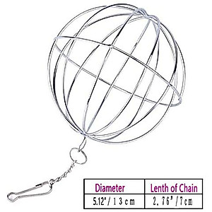 Tfwadmx Rabbit Hay Feeder, Grass Play Hay Ball Chew Toy Stainless Steel Food and Grass Frame Bowls, Small Animals Hay Manger Dispenser for Hamsters Gerbils Chinchillas Guinea Pigs