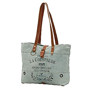 Myra Bags La Couspaude Upcycled Canvas Tote Bag M-0814