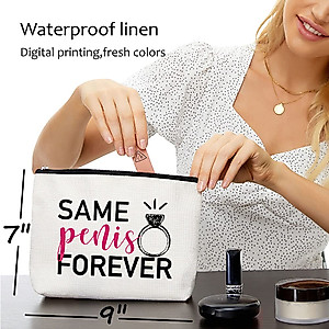 Fun Bridal Shower & Engagement Gifts - Makeup Travel Case & Bag for Bride & Bachelorette Party