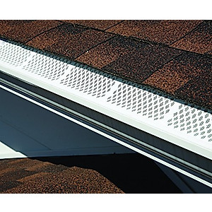 Amerimax Home Products 86670 Snap-in Filter Gutter Guard, 3', White (Pack of 25), 75 Foot