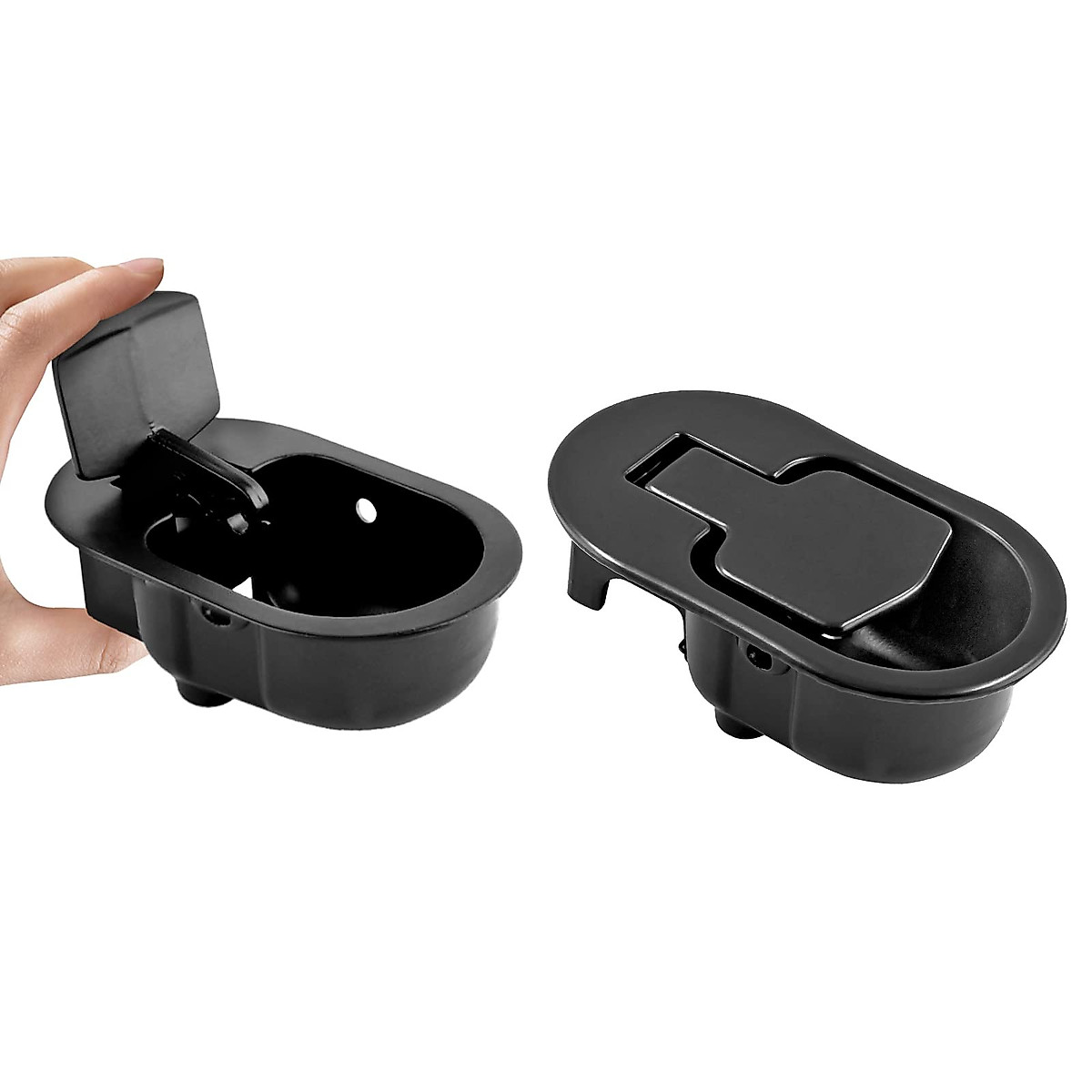 BokWin 1 Pcs Metal Recliner Pull Handle Replacement,Couch Sofa Cable Chair Recliner Lever Handle,Exposed Cable Length 4.9inch