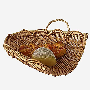 UXZDX Baking Bread Basket Pastry Basket, Creative Wicker Basket Bread Basket Decoration Basket