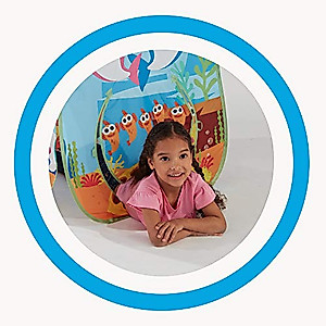 Playhut Pinkfong Baby Shark Explore 4 Fun Pop-Up Play Tent Preschool Gift for Kids - Amazon Exclusive