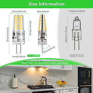 BUBO 10 Pack G4 LED Bulb 2W Equivalent 30W 3000K Warm White 250 Lumens 360°Beam Angle, T3 Halogen Bulb Replacement Landscape Bulbs, AC/DC 12V Led Lights G4 Bi-Pin Base for Outdoor Landscape Lighting