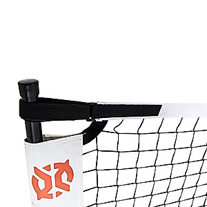 Onix Pickleball 2-in-1 Regulation-Size Portable Net and Practice Net Set Includes Carrying Case with Wheels