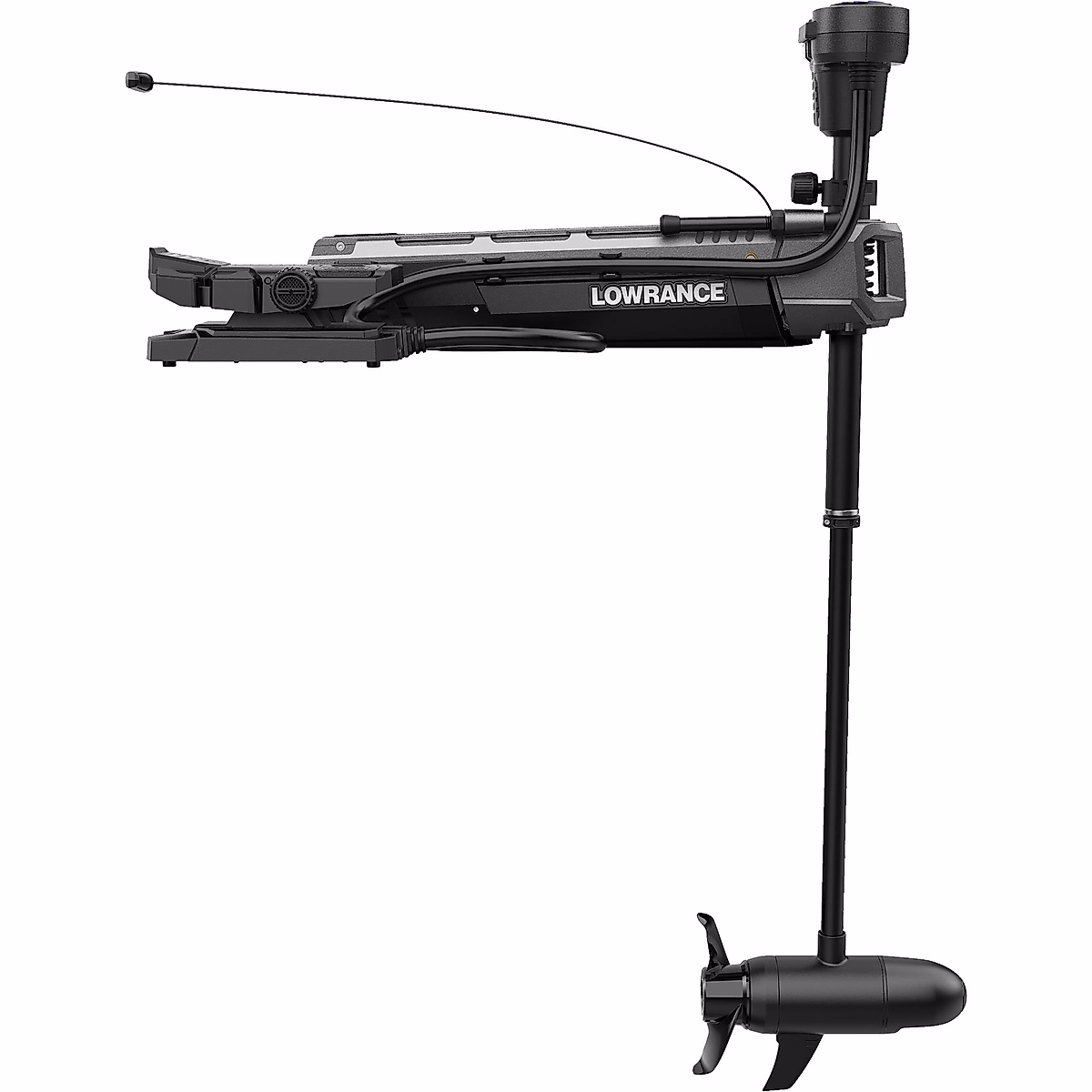 Lowrance Ghost - Freshwater Trolling Motor, 52" Shaft, Bow Mount, 97/120 lbs Thrust with Configurable Foot Pedal, HDI Sonar