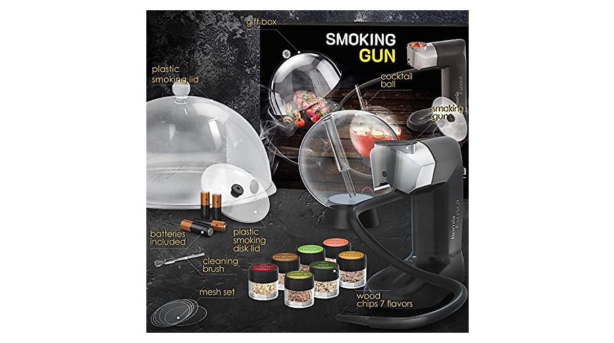 Premium Smoking Gun Kit for Food & Drinks | Homia 14-Piece Set