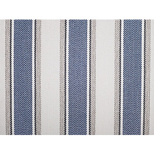 VANOMi 84.25'' Upholstered Sofa with Stripe Pattern, Mid-Century Modern Striped Fabric 3-seat Couch for Living Room, Bedroom, Office, Apartment