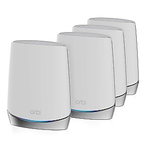 NETGEAR Orbi Whole Home Tri-Band Mesh WiFi 6 System (RBK754) – Router with 3 Satellite Extenders | Coverage up to 10,000 sq. ft. and 40+ Devices | AX4200 (Up to 4.2Gbps)