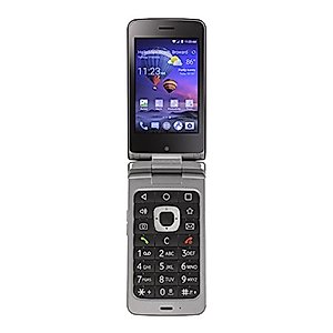 TracFone ZTE Android Flip 4G LTE Prepaid Phone