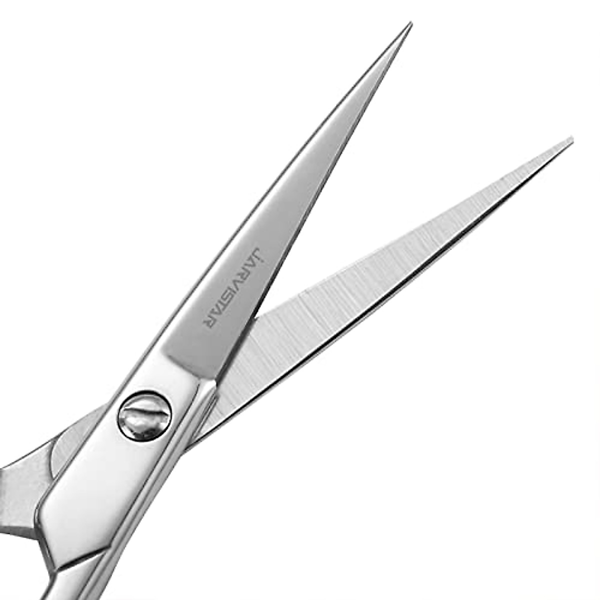 JARVISTAR 8” All Purpose Fabric Tailor Scissors Heavy Duty, Sharp Bent Dressmaker Shears and 4" Precision Small Pointed Embroidery Scissors for Crafts, Thread Needlework, Sewing &Yarn, Stainless Steel