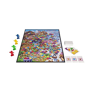Hasbro Gaming Candy Land Kingdom Of Sweet Adventures Board Game For Kids Ages 3 & Up (Amazon Exclusive), Red