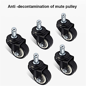 JHKZUDG Round Rolling Stool with Wheels,PU Leather Height Adjustable Salon Stool,Esthetician Chair Tattoo Stool with 360° Swivel,for Spa/Salon/Tattoo Work,Camel