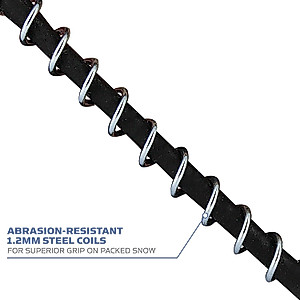 YakTrax Men's Yaktrax Walker Winter Traction Device Black X Small, Black, X-Small EU Shoe Size 34-37 UK