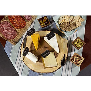 Lipper International Acacia Wood Square Salt Pinch or Serving Bowls, 3" x 3" x 2-1/2", Set of 2