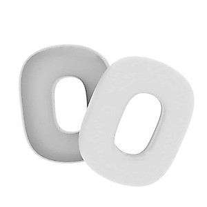 CONVELIFE Replacement Soft Silicone Ear Pads Internal Earpads Cushions Protectors Covers Accessories Compatible with Apple AirPods Max Headphones - White