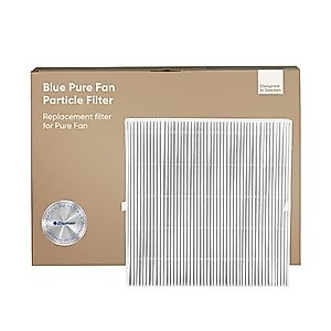 Blueair Blue Pure Fan Genuine Replacement Filter, Particle Filter for Large Pollutants Like Pollen & Dust