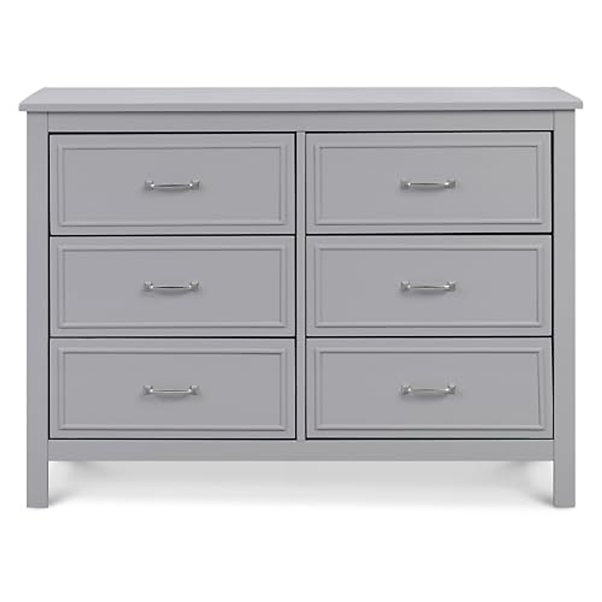DaVinci Charlie 6-Drawer Double Dresser in Grey