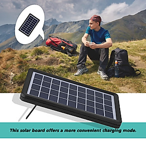 Richer-R Solar Panel, 9V 3W Solar Board Waterproof 93% Light Transmittance Poly Silicon Solar Cell 9 Volt Monocrystalline Solar Panel,up to 93% Tansmittance