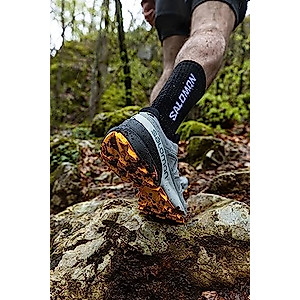 Salomon Speedcross 5 Gore-tex Trail Running Shoes for Men, Monument/Black/Saffron, 12