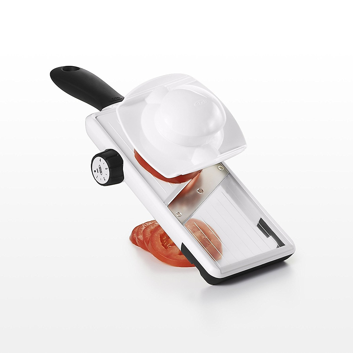 OXO Good Grips Large Adjustable Handheld Mandoline Slicer,White