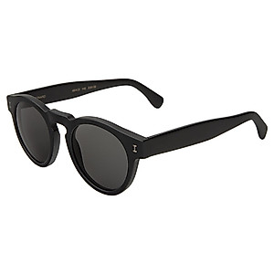 Illesteva Sunglasses Leonard - Matte Black/Grey