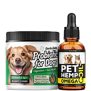 Hеmp Oil for Dogs - Omega 3,6,9 for Skin + Probiotics Chews for Dogs