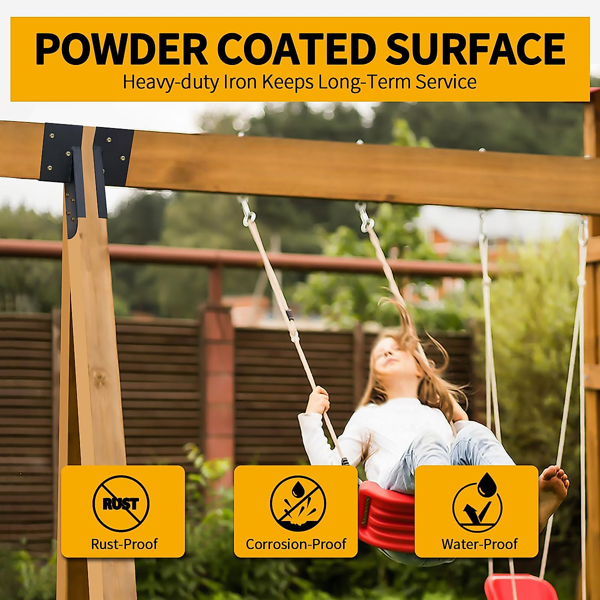 A-Frame Brackets Swing Set Bracket with Mounting Hardware