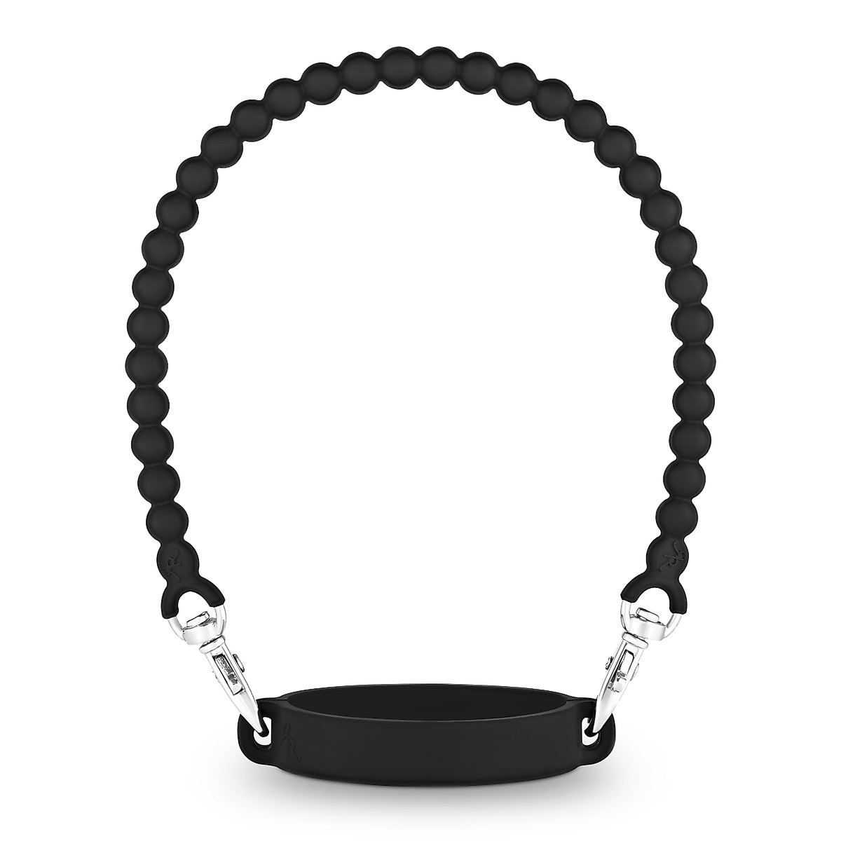 Ryan & Rose Water Bottle Handle - Water Bottle Sling, Carrier, Holder with strap - Soft Durable Silicone - Fits Most 8-40oz Bottles - Compatible Stanley Cup Accessories (Black)