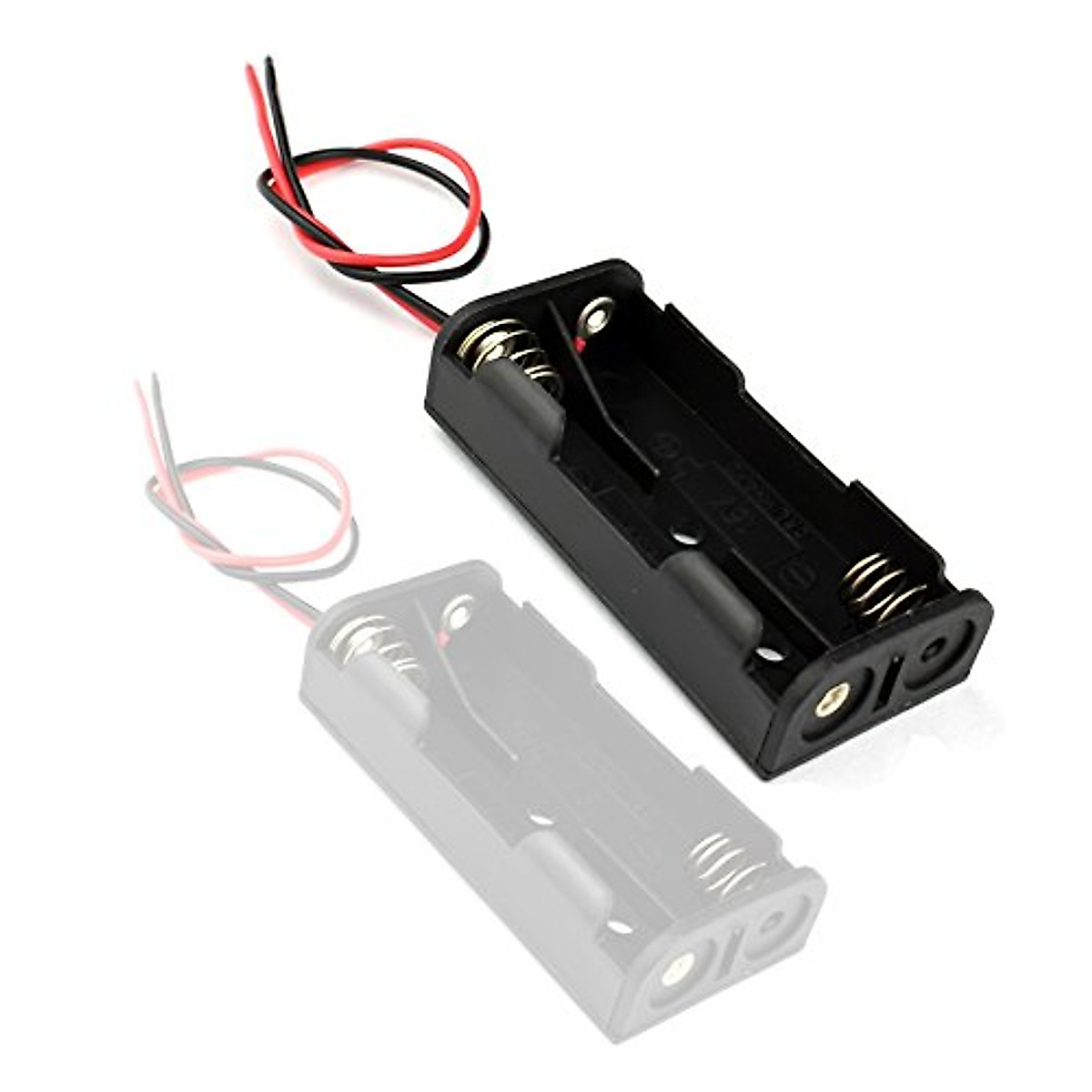 2 x 1.5V AAA Battery Holder Case Box with Red and Black Wire Leads (2AAA-6 pcs)