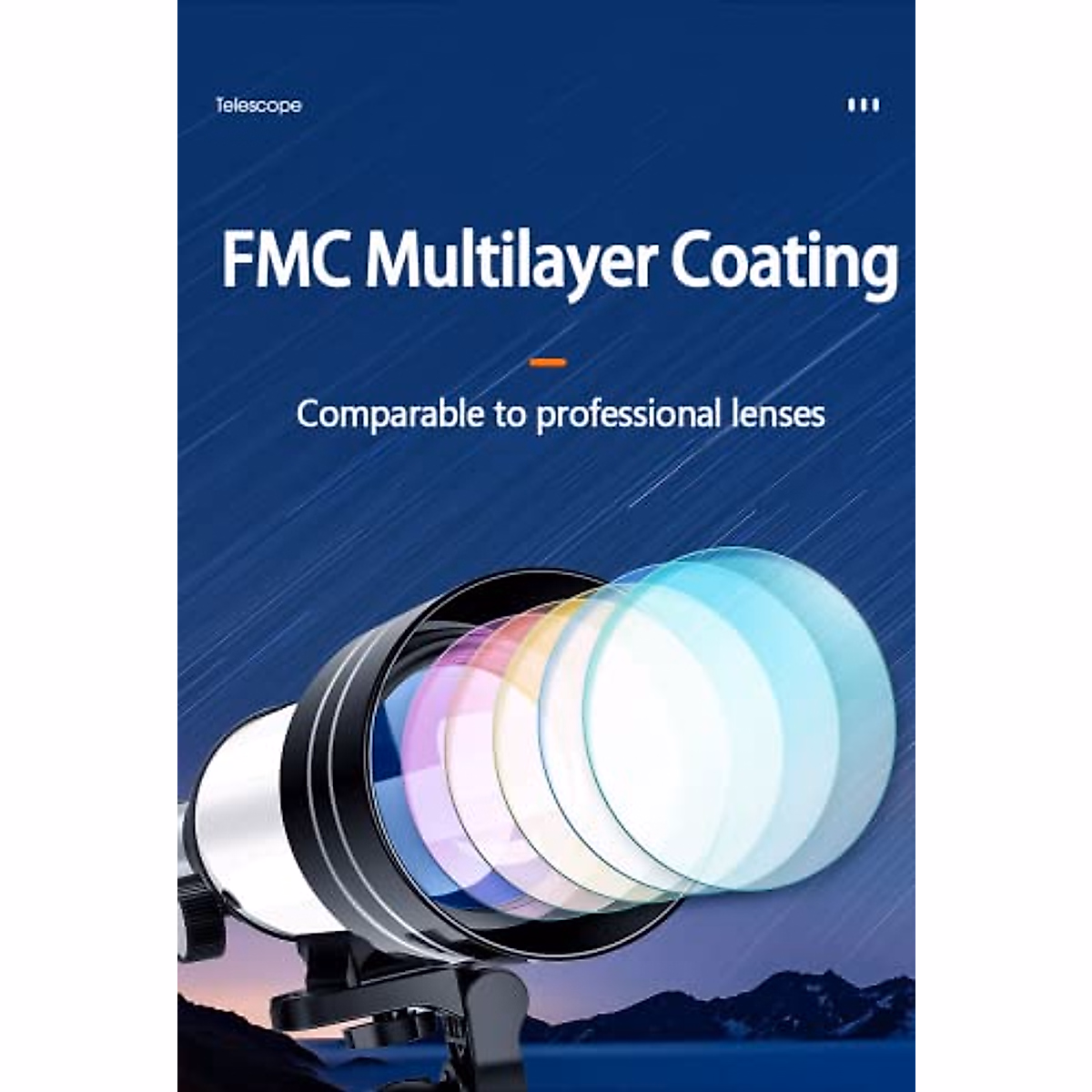 Jahy2Tech Telescope for Kids Adults Astronomy Beginners Professional Astronomical Refractor Telescope with 70mm Aperture and 300mm Focal Length,Adjustable Tripod Stand,Mobile Phone Holder(White)