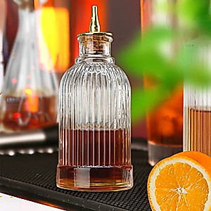 Bitters Bottle - 7oz 200ml Bitter Bottle with Dash Top, Made of Glass, Perfect for Bartender, Home Bar