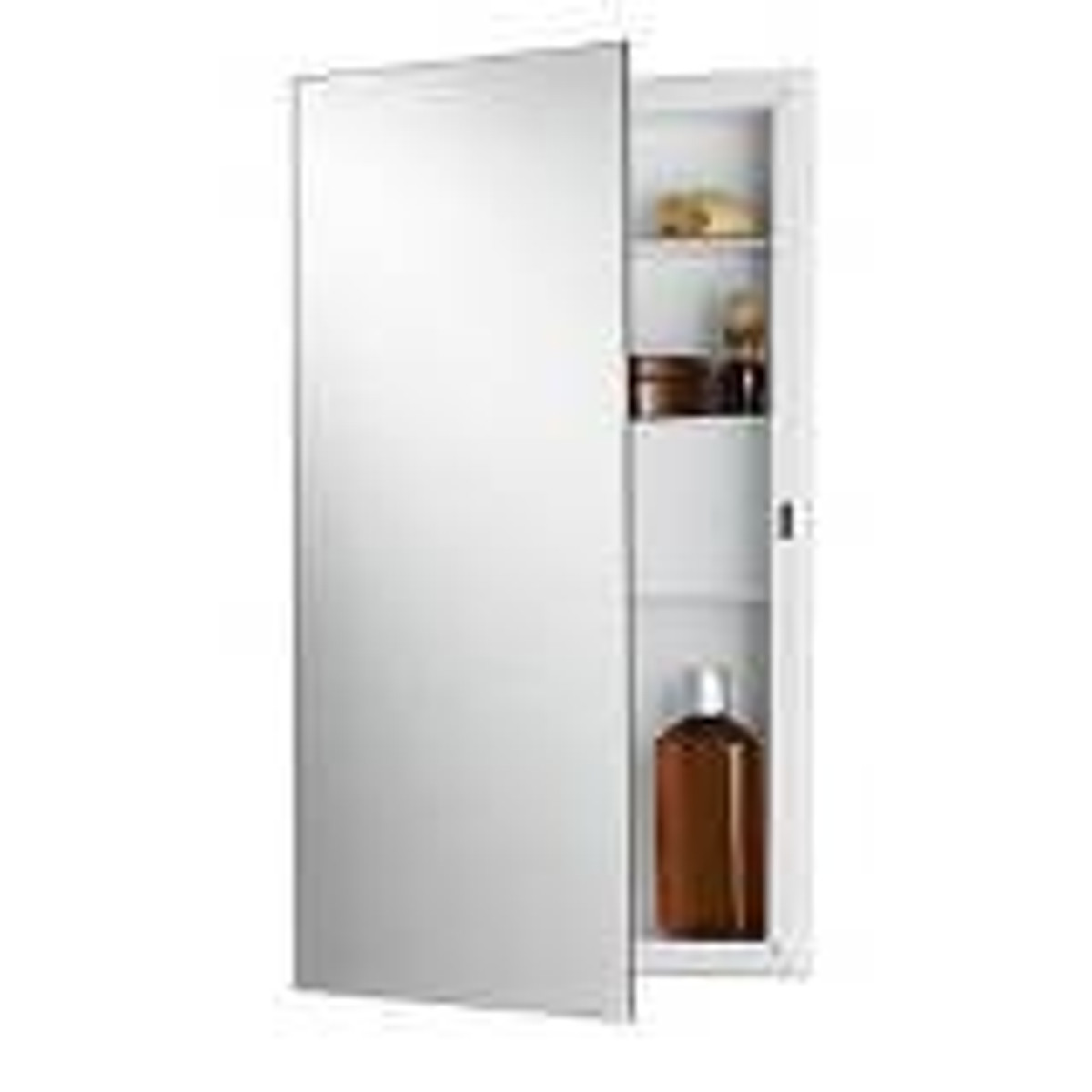 NuTone 781053 Recess Mount Cabinet with Frameless Mirror and Pencil Polish Edges from The Buil, N/A