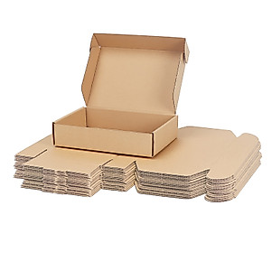 PHAREGE 9x6x2 inch Small Blue Shipping Boxes 25 Pack, Gift Boxes with Lids for Wrapping Holiday Birthday Party Presents, Cardboard Mailer Box for Packaging Mailing Small Business