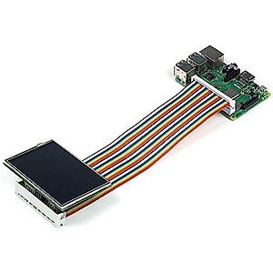 Breadboard Jumper Wires ZCZQC Male to Female GPIO Ribbon Cable 8" 40-pin GPIO Cable Extension Line for Connection Raspberry Pi 3 2 Model B B+ w/ 3.5/5 inch TFT Touch Screen LCD Display