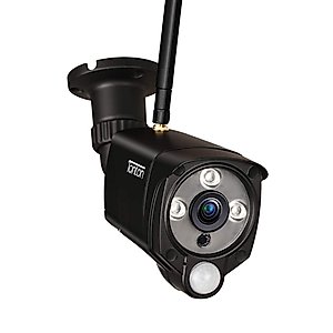Tonton [Add -on IP Camera] 1080P Full HD 2MP Wireless IP Network Camera,Metal Housing,Waterproof Outdoor Indoor Security Camera with PIR Sensor,2 Way Audio, Only Suitable 8/10CH NVR (Black)