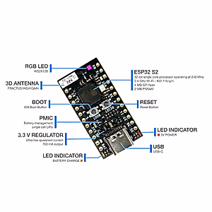 TinyS2 (ESP32-S2 Board)
