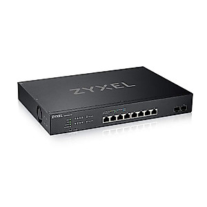 Zyxel 8-Port Multi-Gigabit Ethernet Smart-L2+ Managed Switch | 2X 10G Ethernet | 2X 10G SFP+ | Optional Nebula Cloud | Rackmount | Limited Lifetime [XMG1930-30HP]