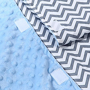 2 in 1 Carseat Canopy Cover and Nursing Cover Up - Universal Fit Infant Baby Car Seat Canopy Stroller Cover | Best for Breastfeeding Moms | Perfect for Both Girls and Boys - Chevron