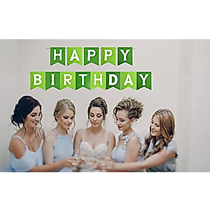 Green Birthday Banner For Birthday Banner Party Supplies Decoration