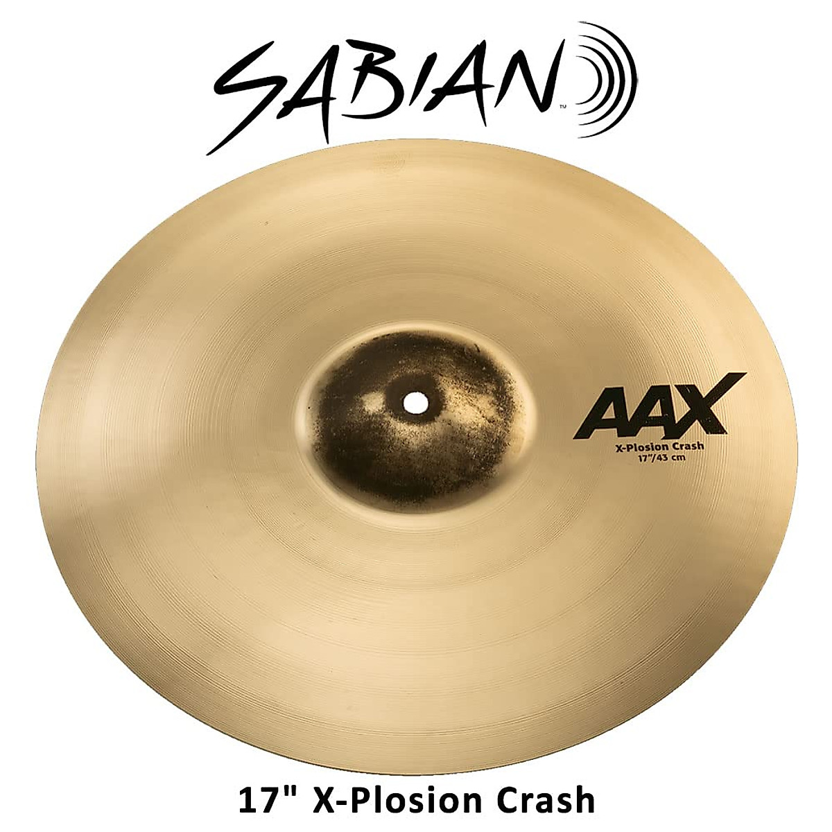 SABIAN 17" AAX X-Plosion Crash, Brilliant Finish