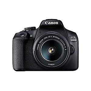 Canon EOS 2000D (Rebel T7) DSLR Camera + 18-55mm III Kit